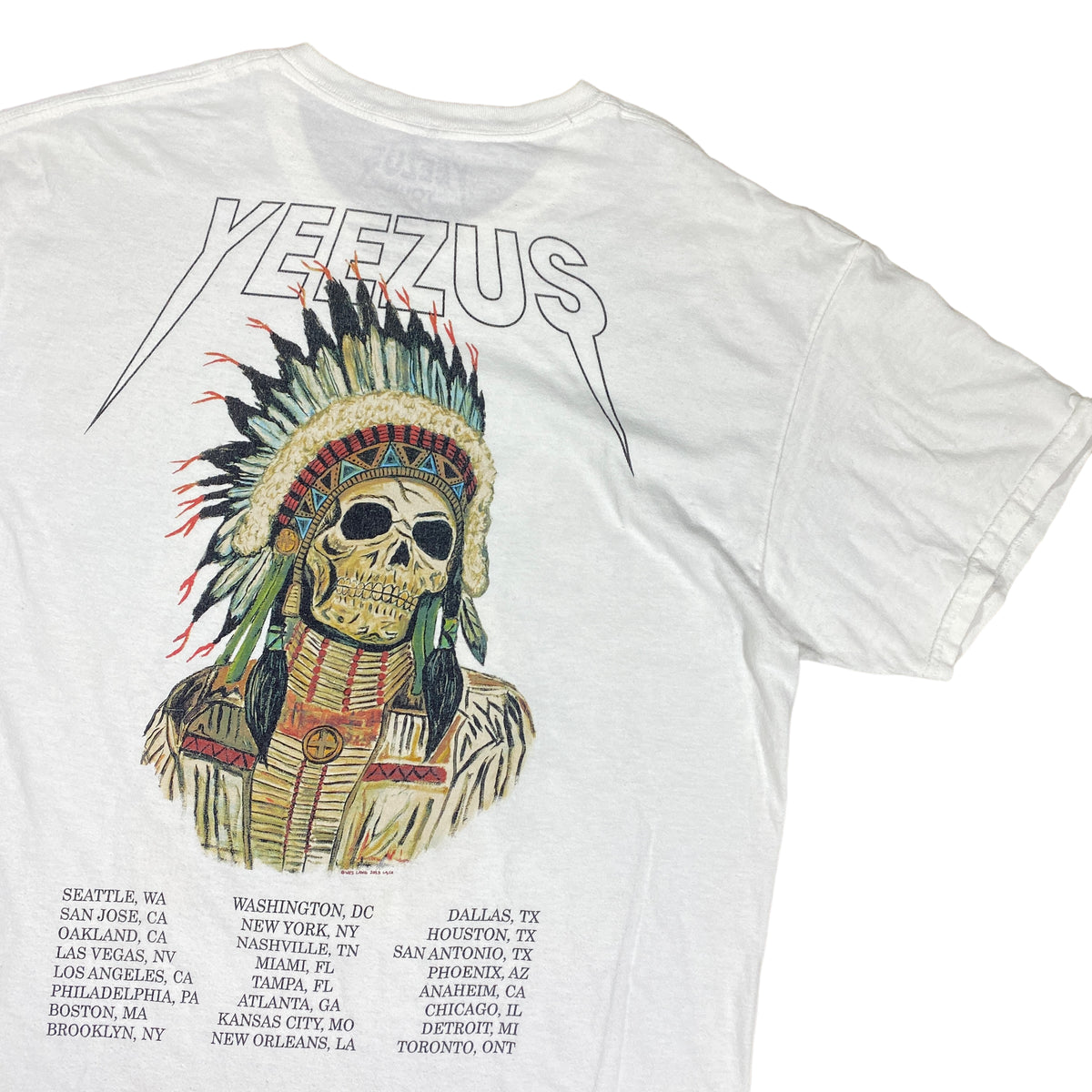 YEEZUS CHIEF SKULL WHITE SHIRT (L) – Breaking Grail